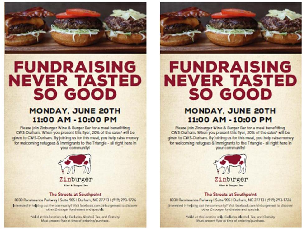 zinburger | CWS Durham