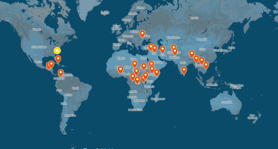CWS Country Map | CWS Durham